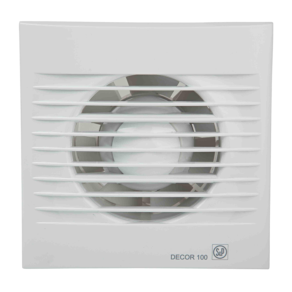 Extractor d/baño S&P DECOR 100-C (95m³/h Ø100 vid-par.) Hogar Ventilación